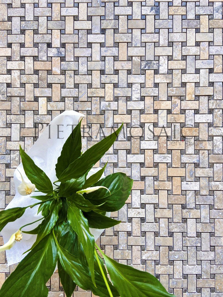 Philadelphia Travertine Mosaic Designs | PIETRAMOSAIC | Natural Stone
